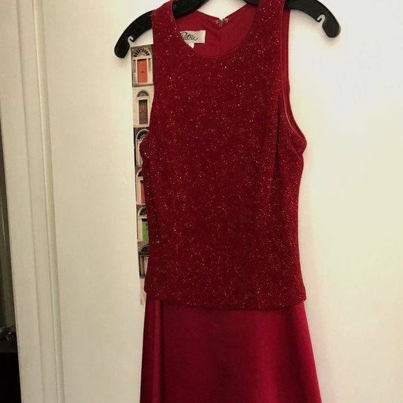 Patra | Dresses | Sparkling Red Prom Dress | Poshmark